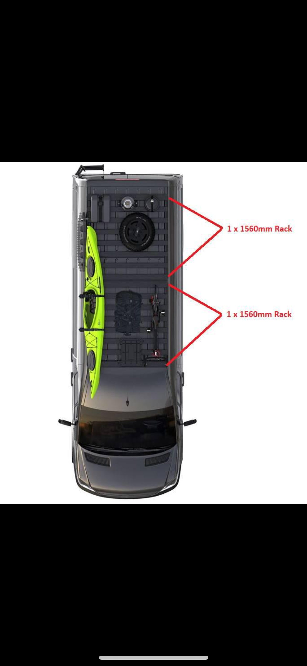 VW CRAFTER FRONT RUNNER ROOF RACK 3120MM – VWT5 UPGRADES