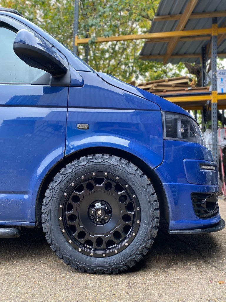 18″Warrior Off Road Alloy Wheels Buckshot – VWT5 UPGRADES