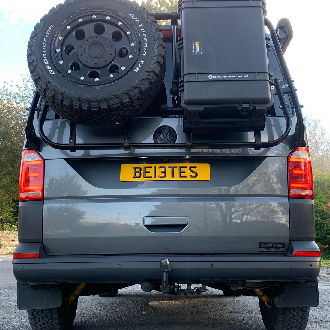 HESS RAIL01-BLACK SET (BIKE RACK NOT INCLUDED) – VWT5 UPGRADES
